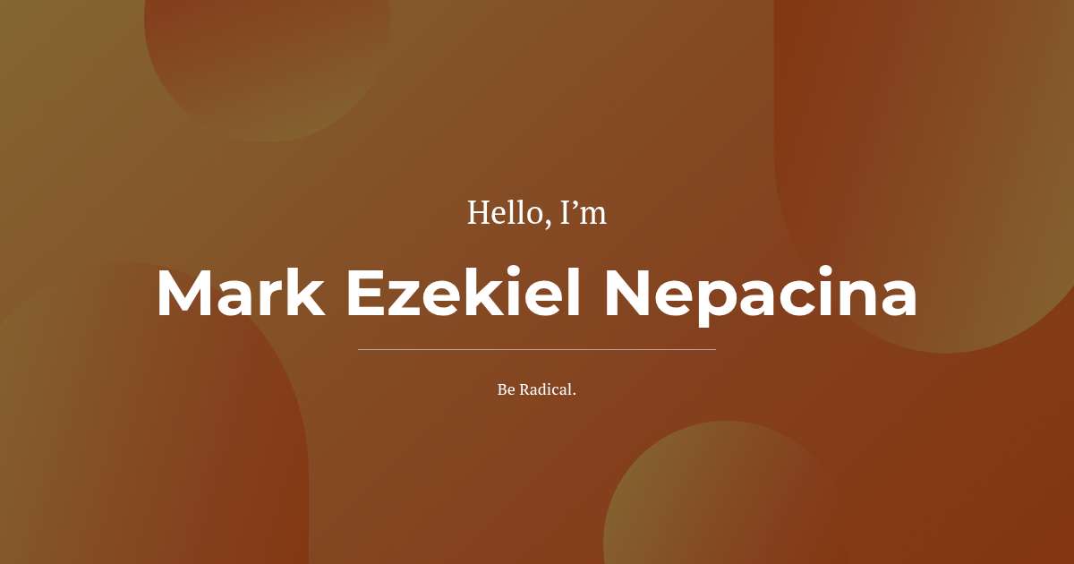 Mark Ezekiel Nepacina