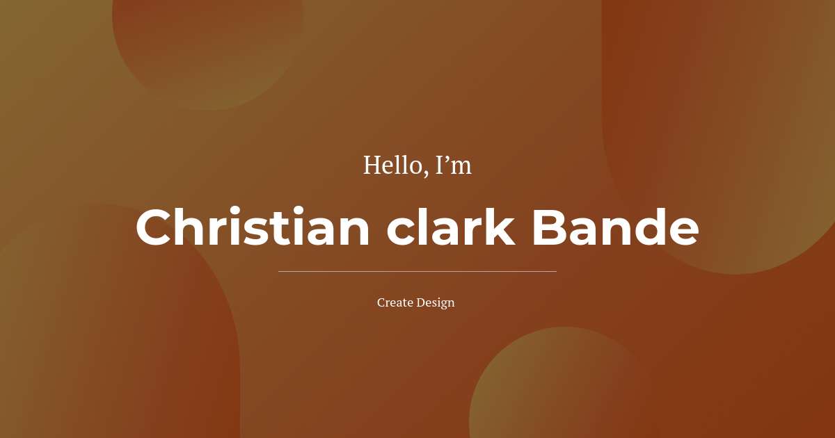 Christian clark Bande
