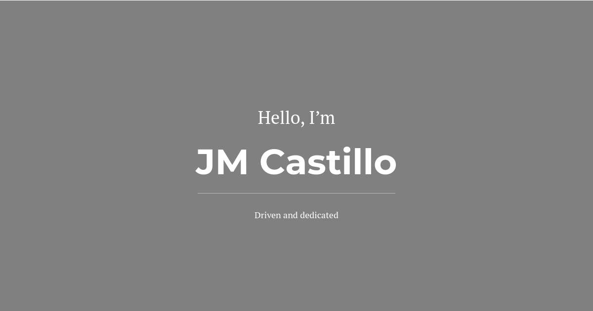JM Castillo