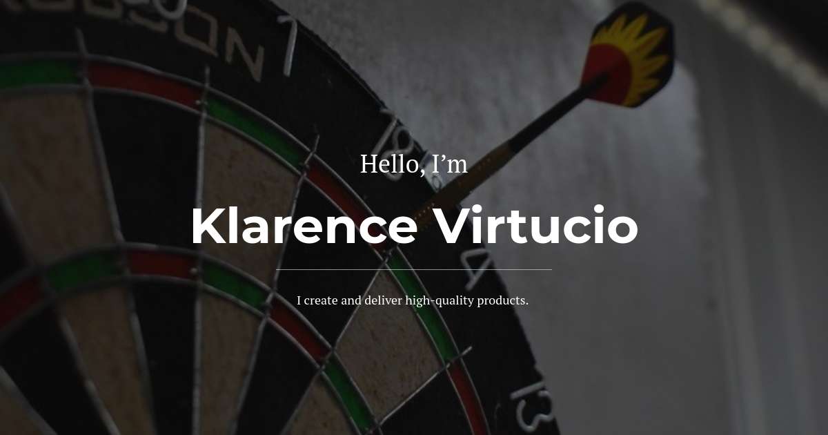 Klarence Virtucio