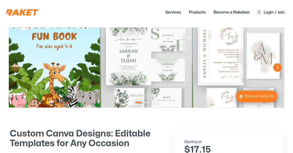 Custom Designs: Editable Templates for Any Occasion by rtcreationshub ...
