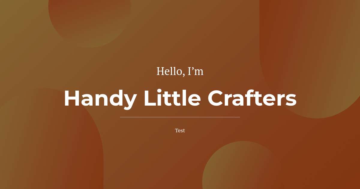 Handy Little Crafters