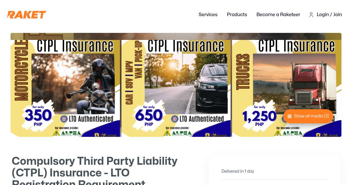 Compulsory Third Party Liability (CTPL) Insurance - LTO Registration Requirement by cloudbyte ...