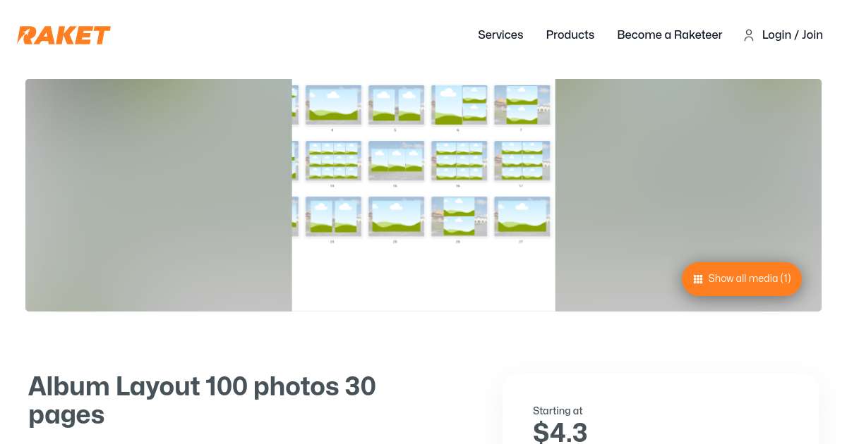 Album Layout 100 photos 30 pages by gcentralph - Raket.PH