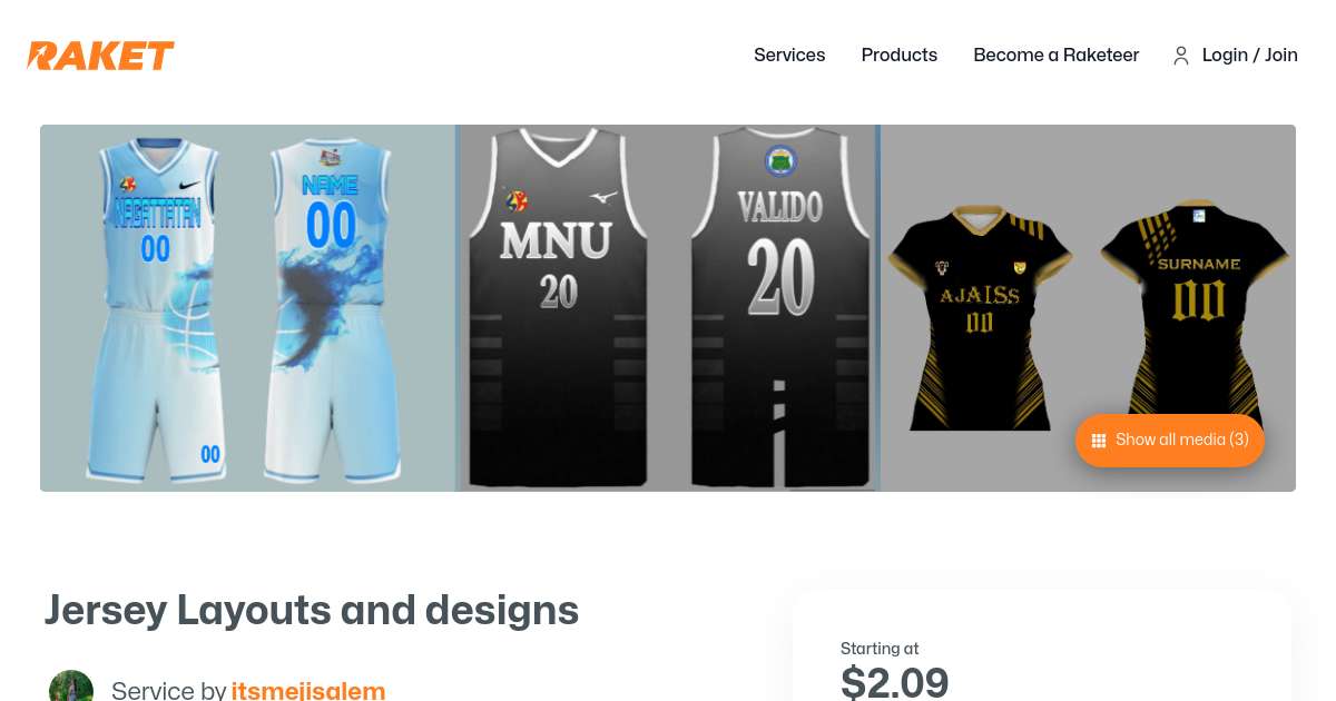 Jersey Layouts and design by ji_creations - Raket.PH