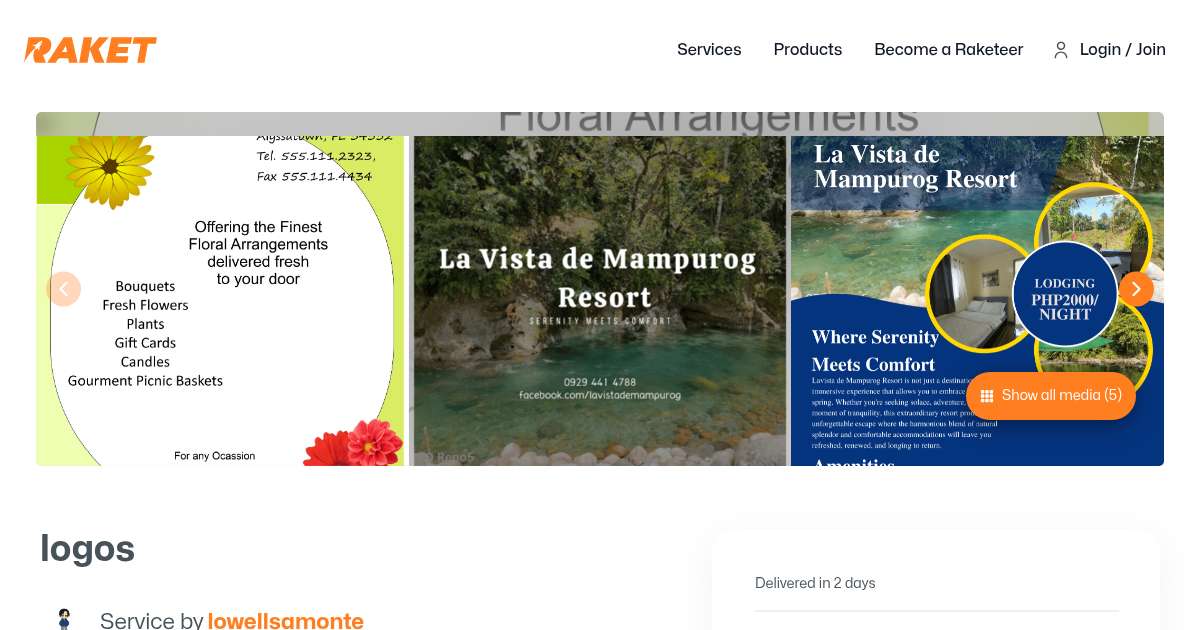 logos by lowellsamonte - Raket.PH