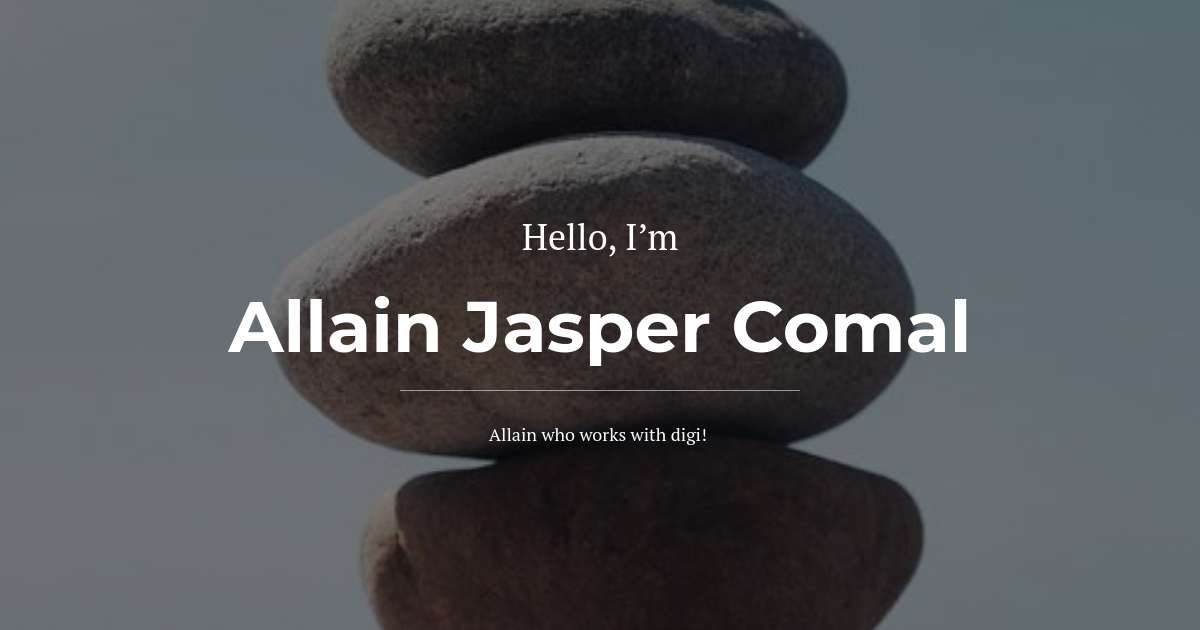Allain Jasper Comal