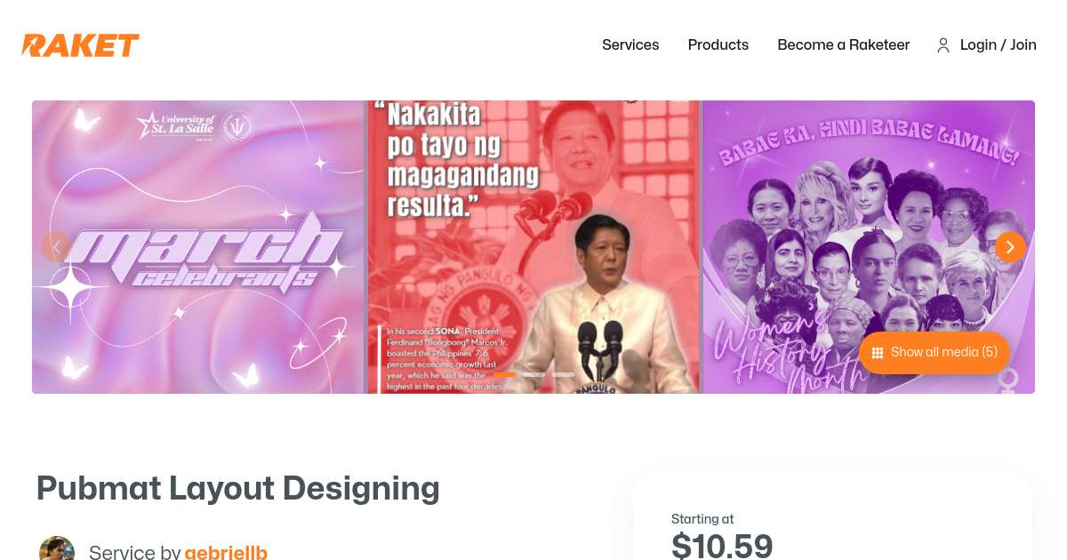 Pubmat Layout Designing by gebriellb - Raket.PH