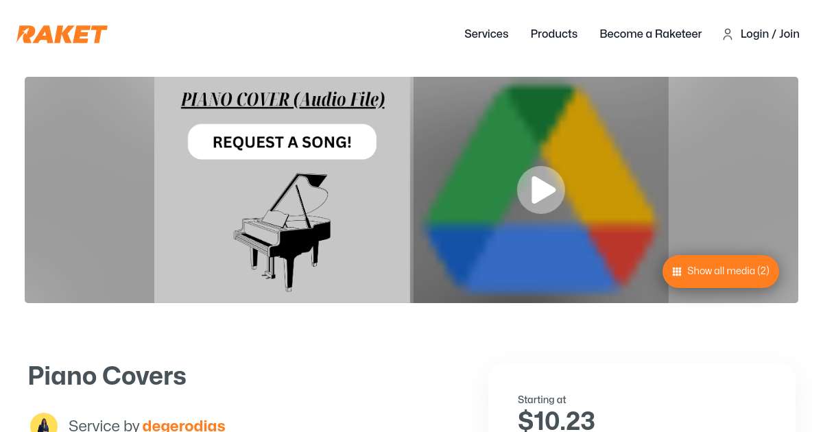 Piano Covers by degerodias - Raket.PH