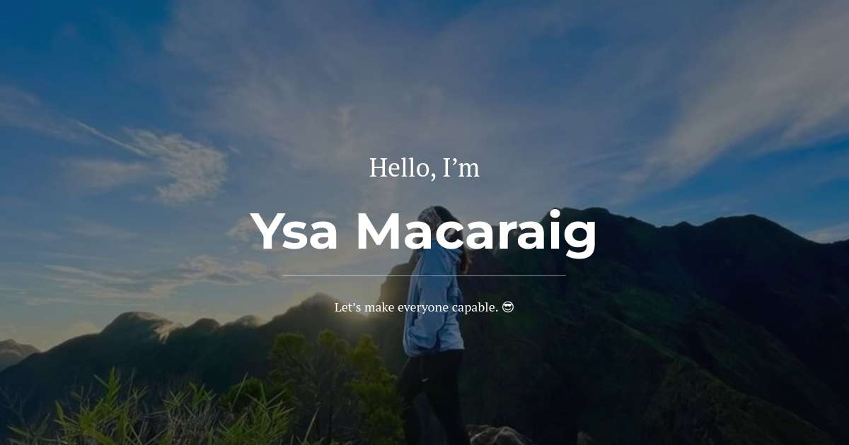 Ysa Macaraig