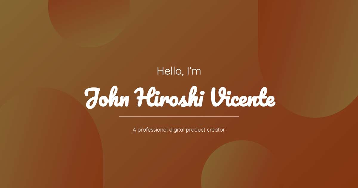 John Hiroshi Vicente