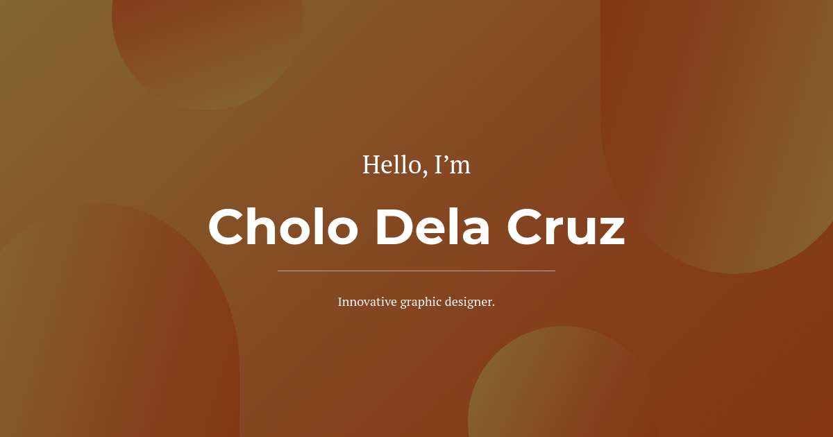 Cholo Dela Cruz