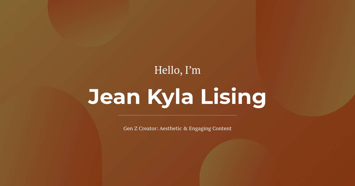 Jean Kyla Lising