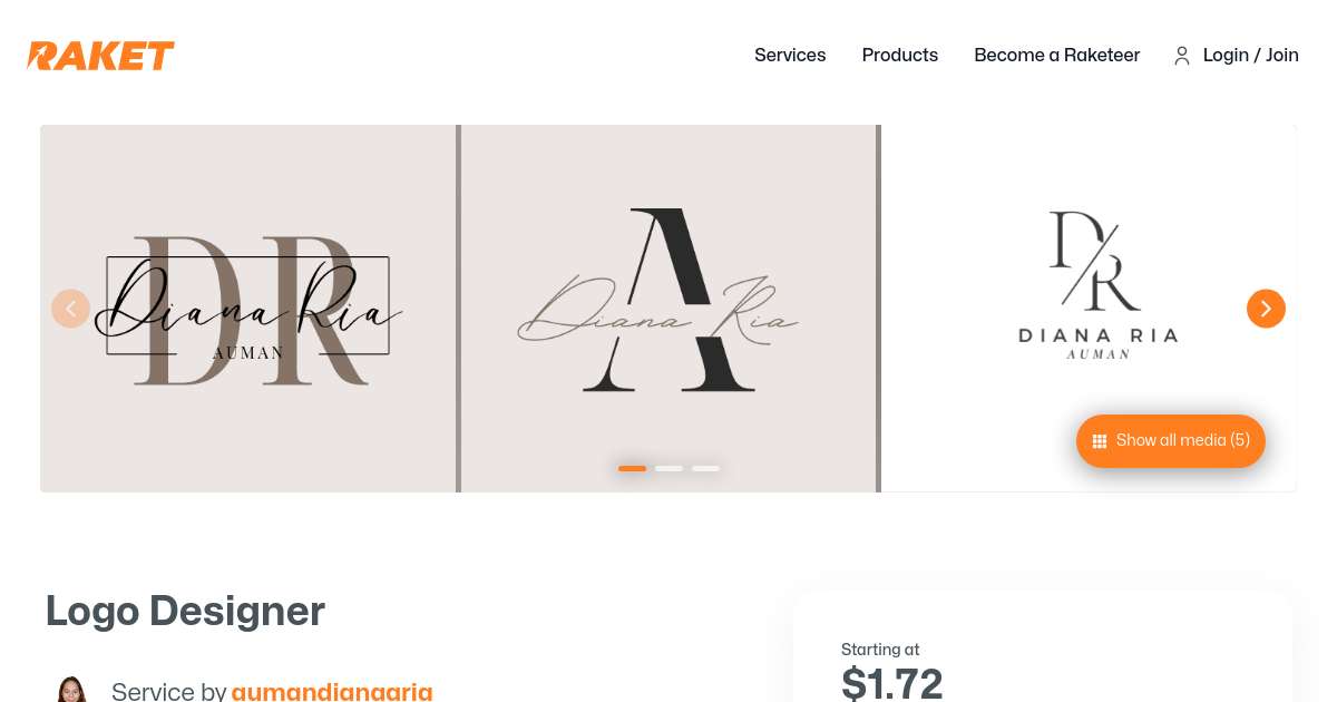 Logo Designer by aumandianaaria - Raket.PH