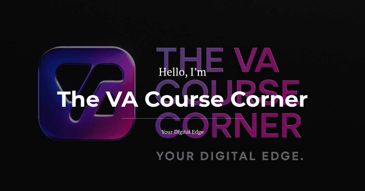 The VA Course Corner