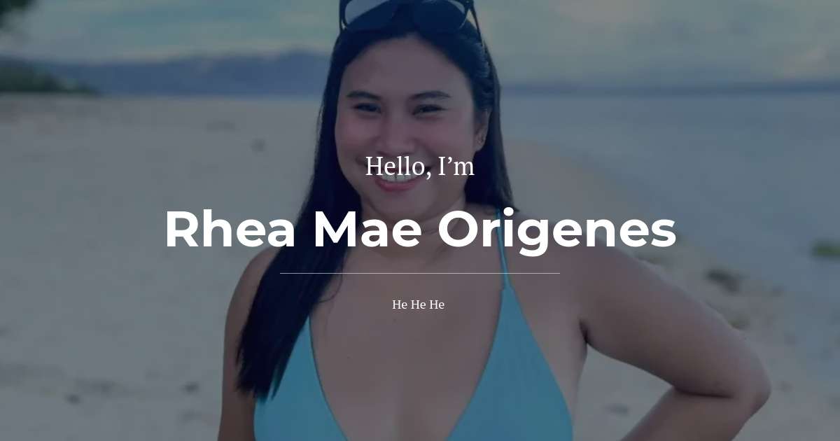 Rhea Mae Origenes