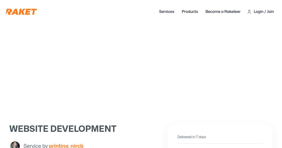 WEBSITE DEVELOPMENT by printing_nircb - Raket.PH