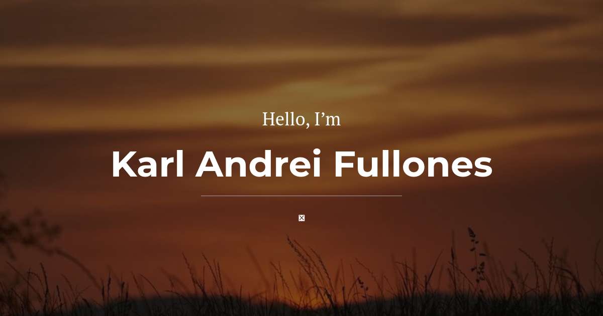 Karl Andrei Fullones