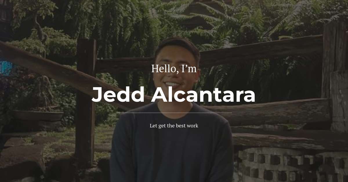 Jedd Alcantara