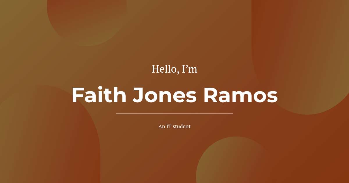 Faith Jones Ramos