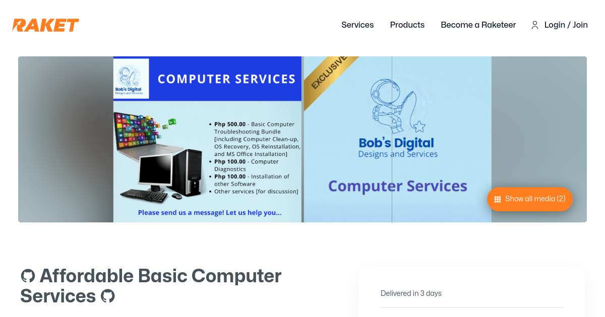 🖥️ Affordable Basic Computer Services 🖥️ by digitalbob_2024 - Raket.PH