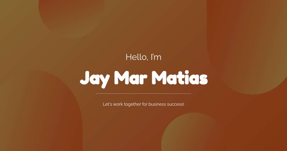 Jay Mar Matias