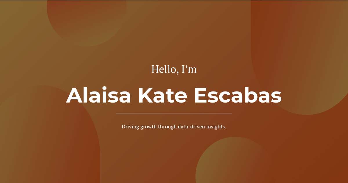 Alaisa Kate Escabas