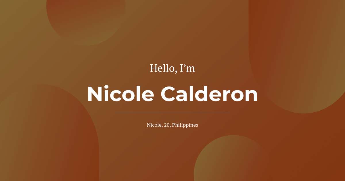 Nicole Calderon