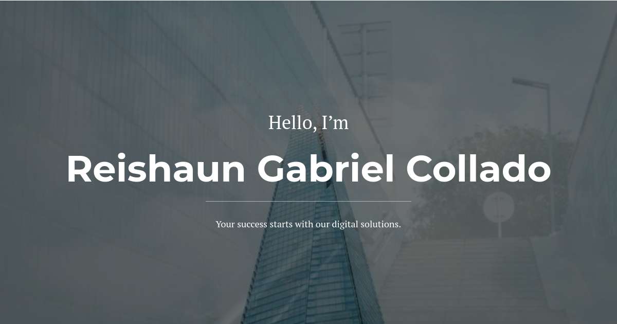 Reishaun Gabriel Collado