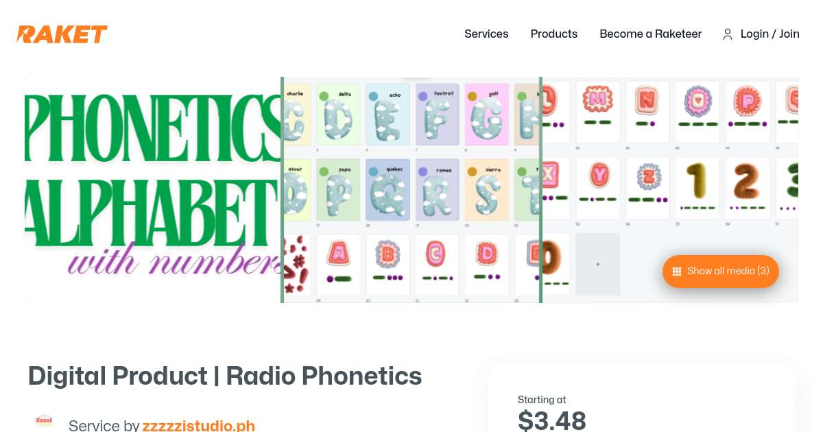 Digital Product | Radio Phonetics by zzzzzistudio.ph - Raket.PH
