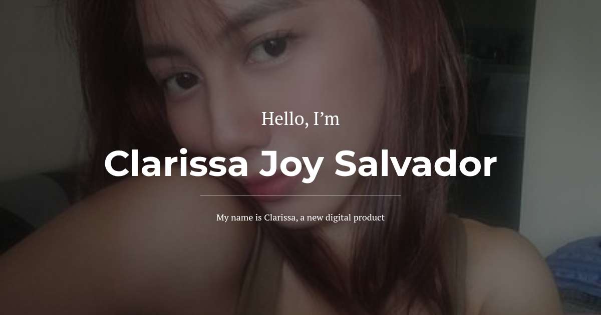 Clarissa Joy Salvador