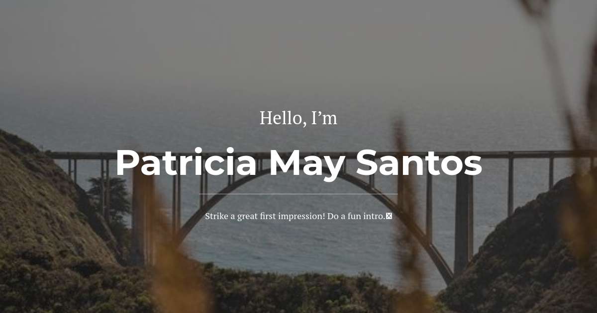 Patricia May Santos