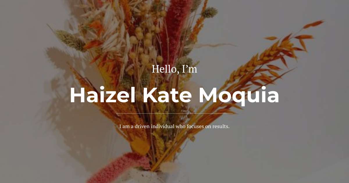 Haizel Kate Moquia