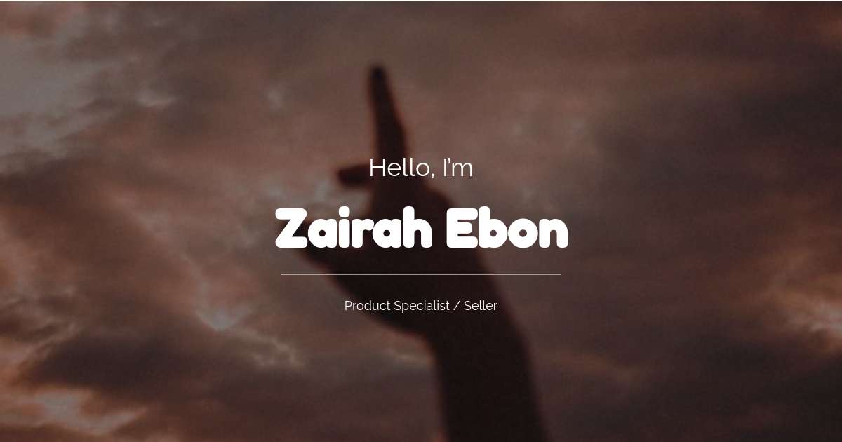 Zairah Ebon