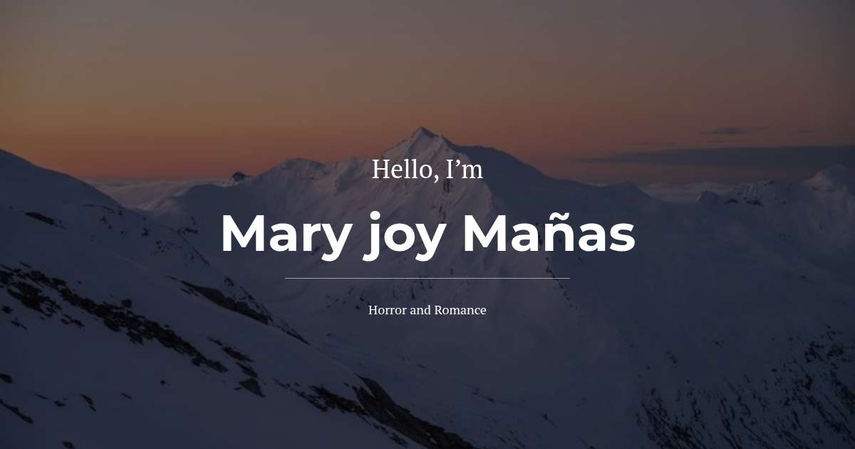 Mary joy Mañas
