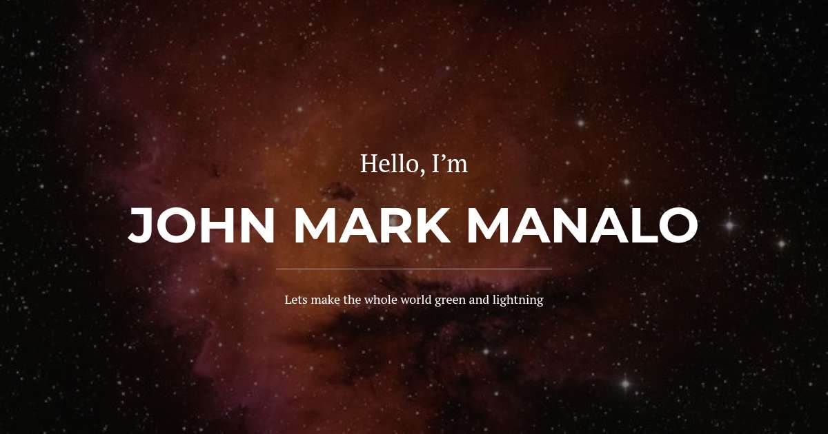 JOHN MARK MANALO
