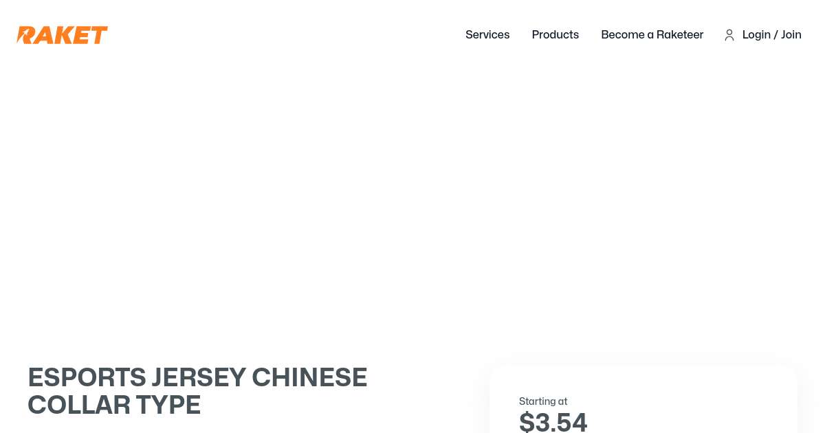 ESPORTS JERSEY CHINESE COLLAR TYPE by carizal1423 - Raket.PH