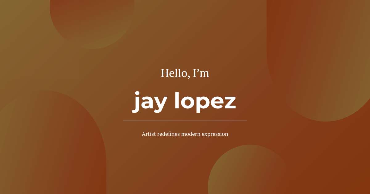 jay lopez