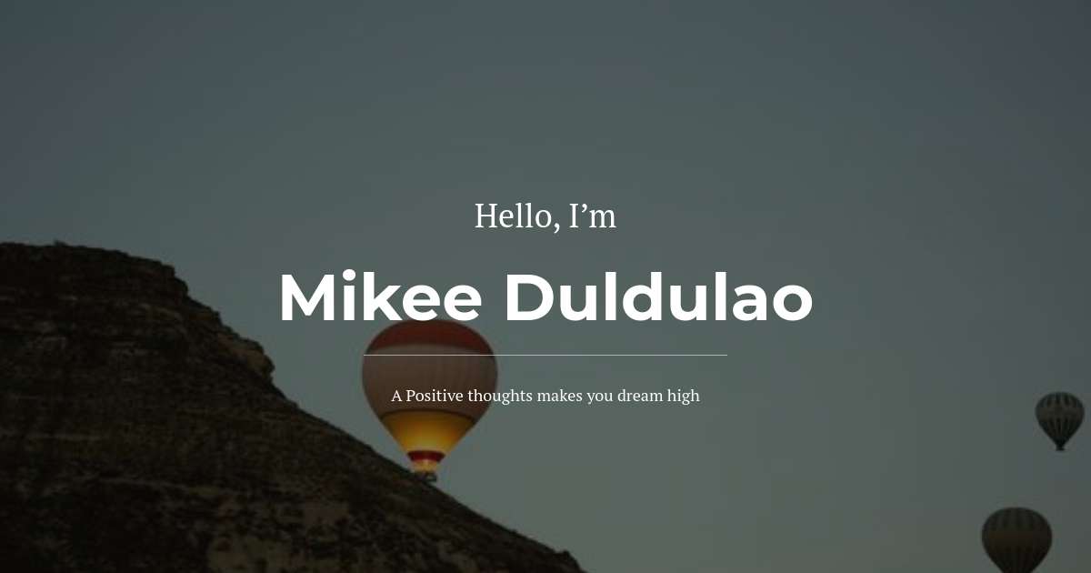 Mikee Duldulao