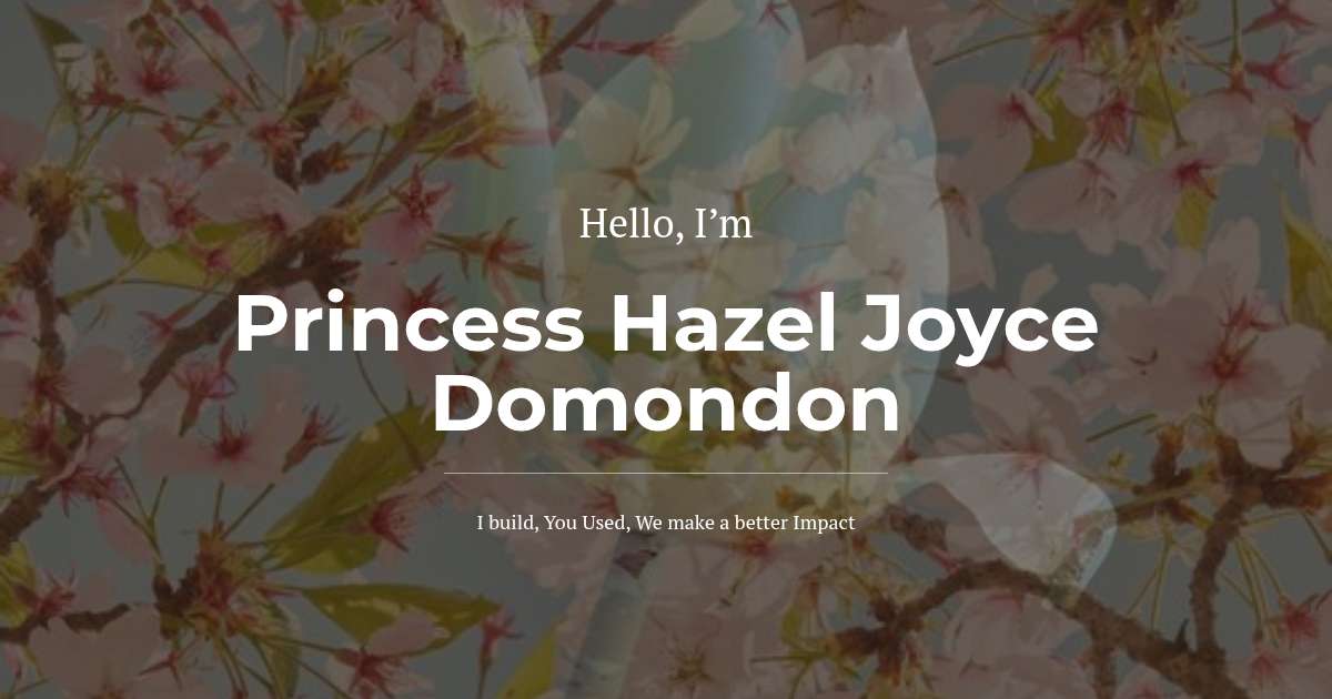 Princess Hazel Joyce Domondon