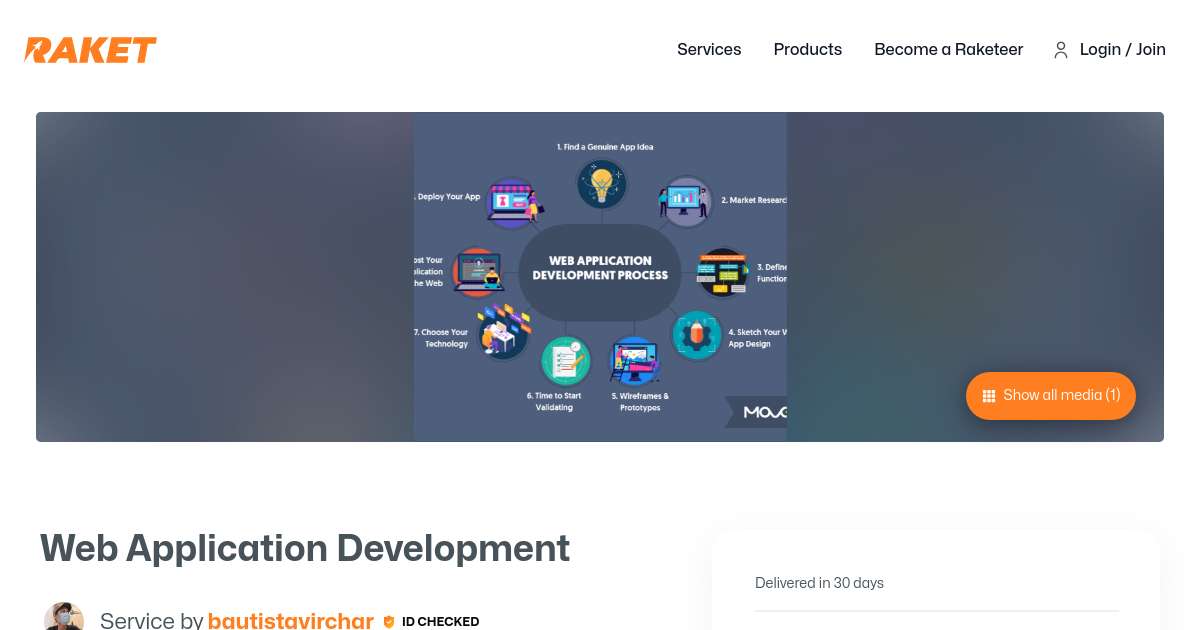 Web Application Development by bautistavirchar - Raket.PH