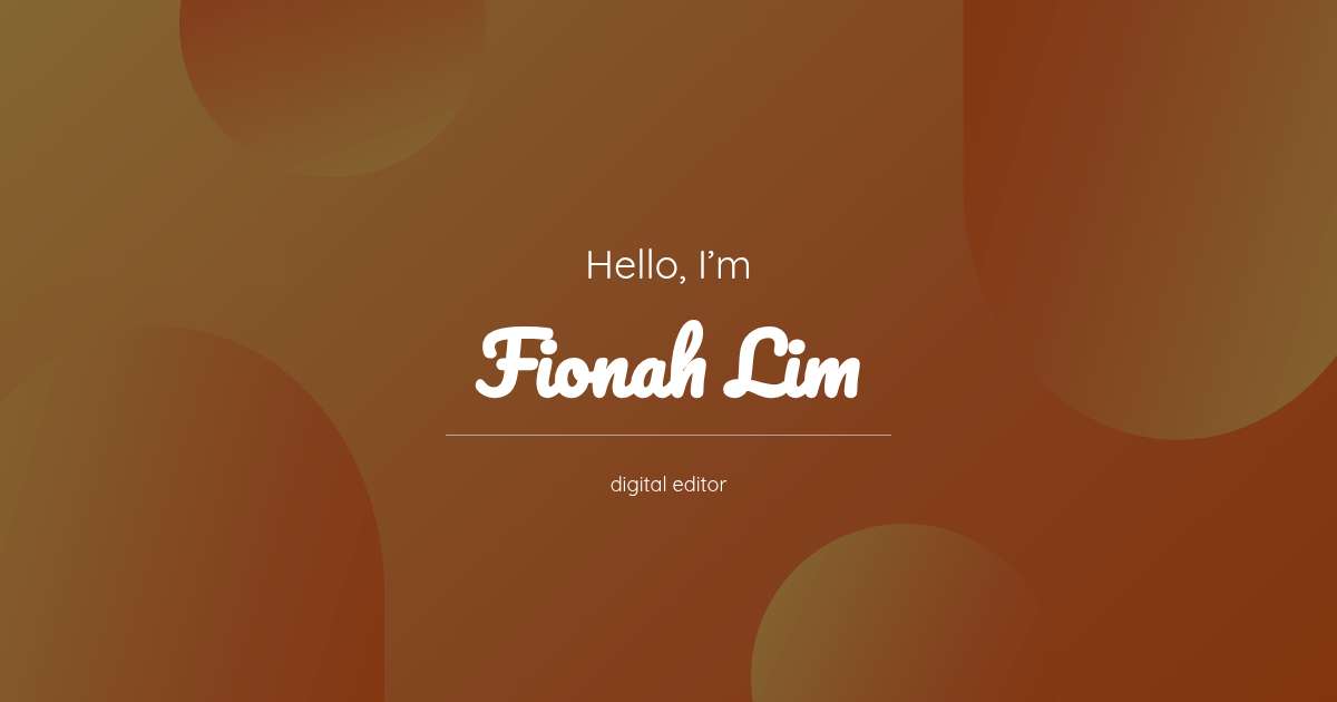 Fionah Lim