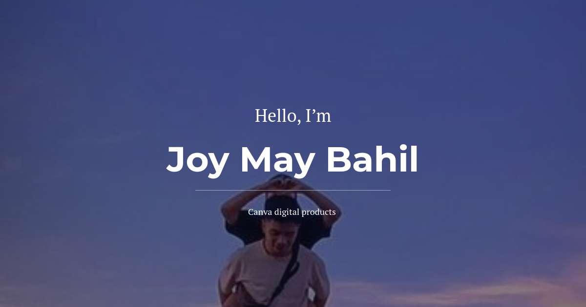 Joy May Bahil
