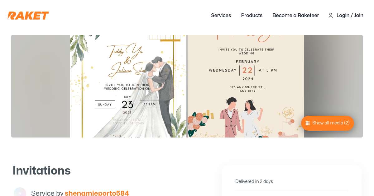 Invitations by shenamieporto584 - Raket.PH