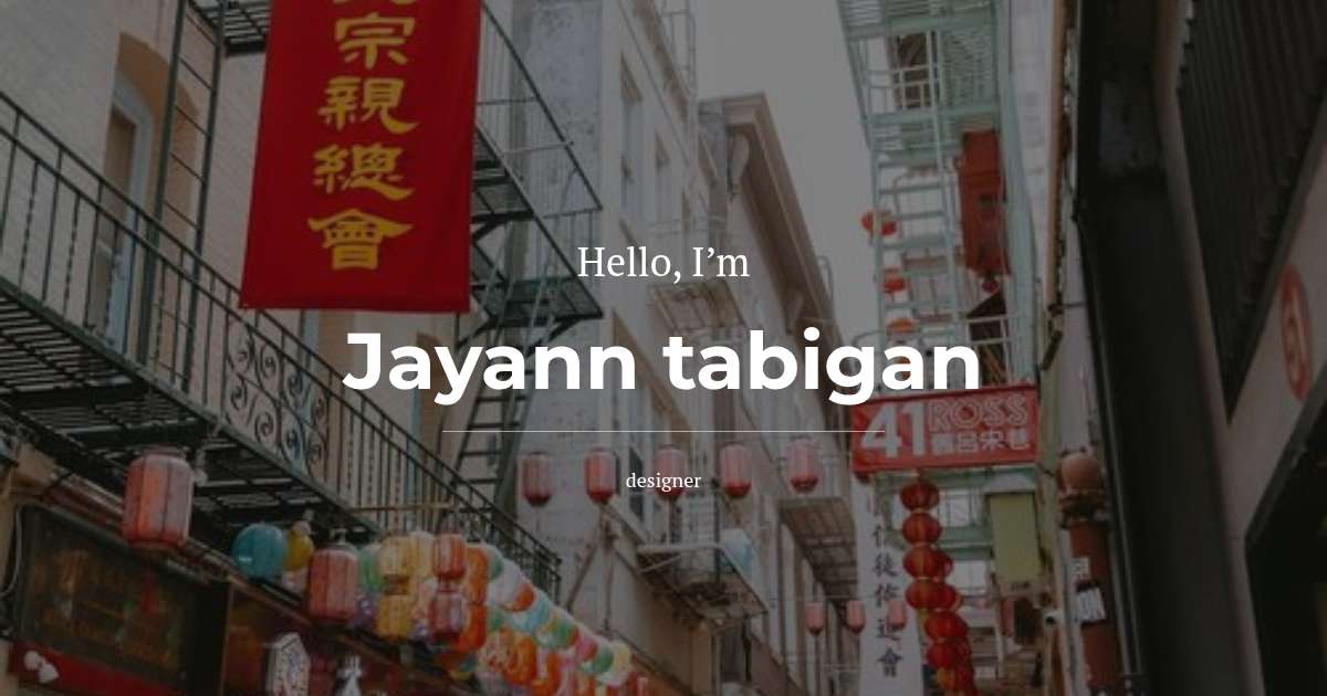 Jayann tabigan