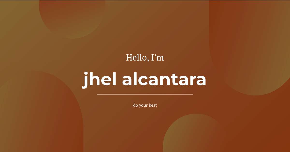 jhel alcantara