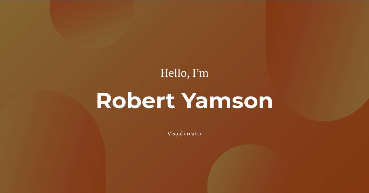 Robert Yamson