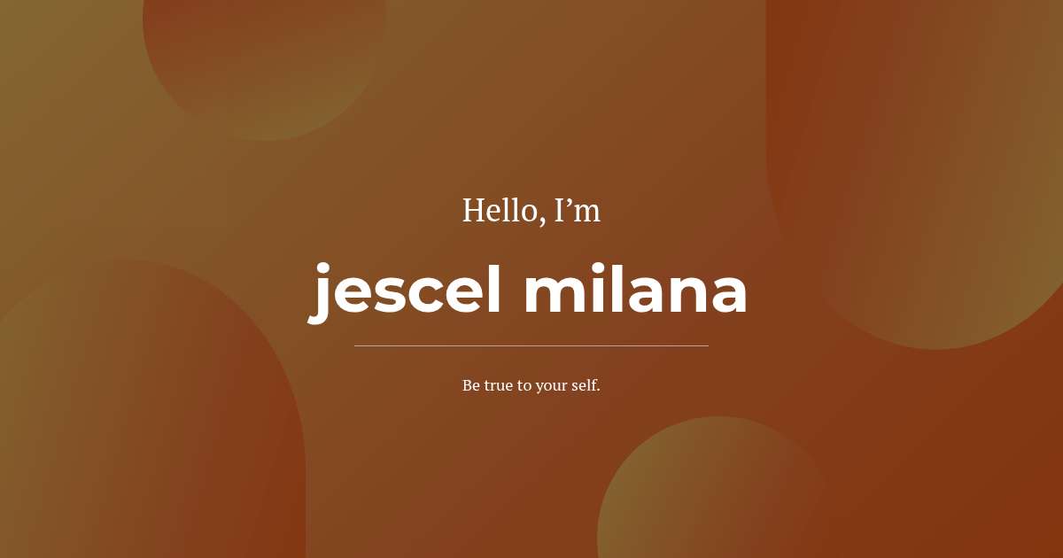 jescel milana