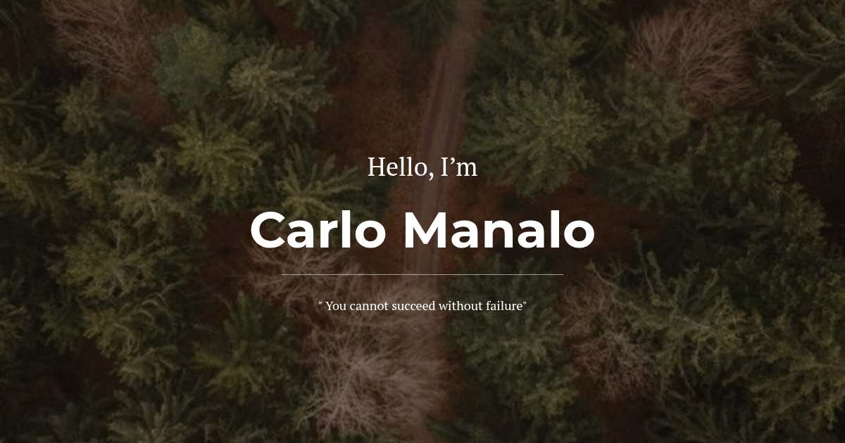 Carlo Manalo