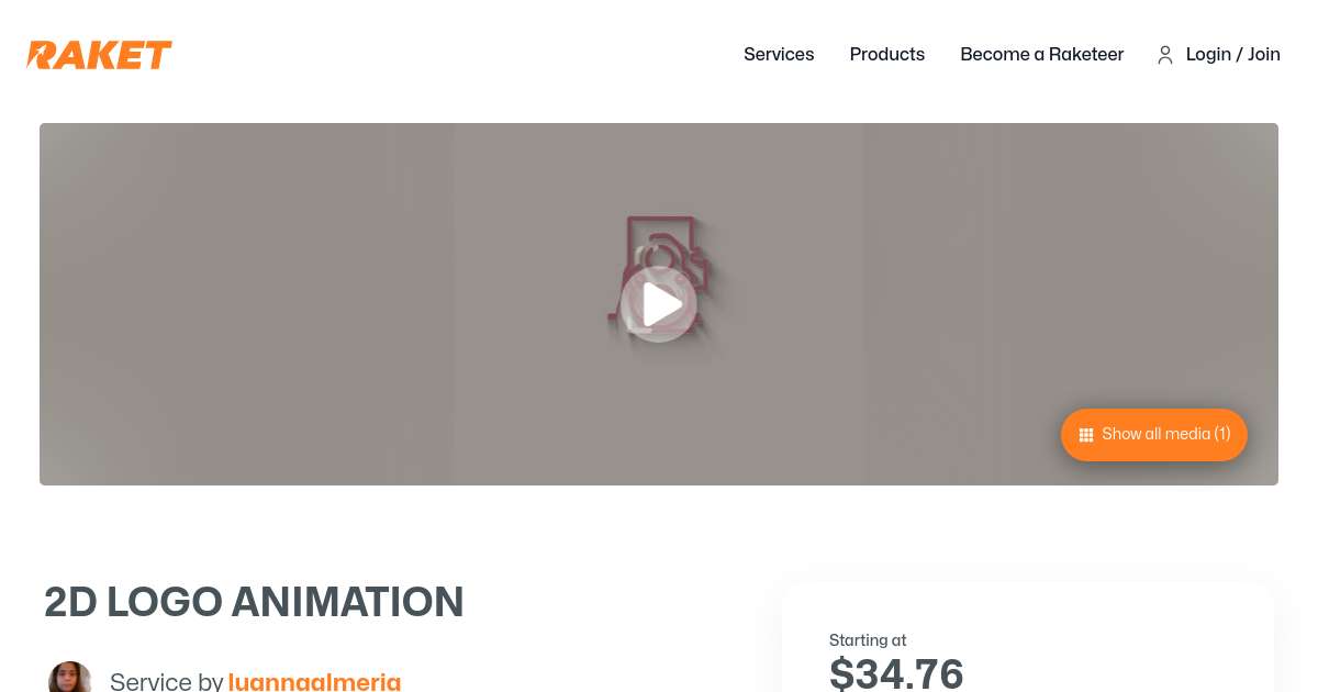 2D LOGO ANIMATION by luannaalmeria - Raket.PH